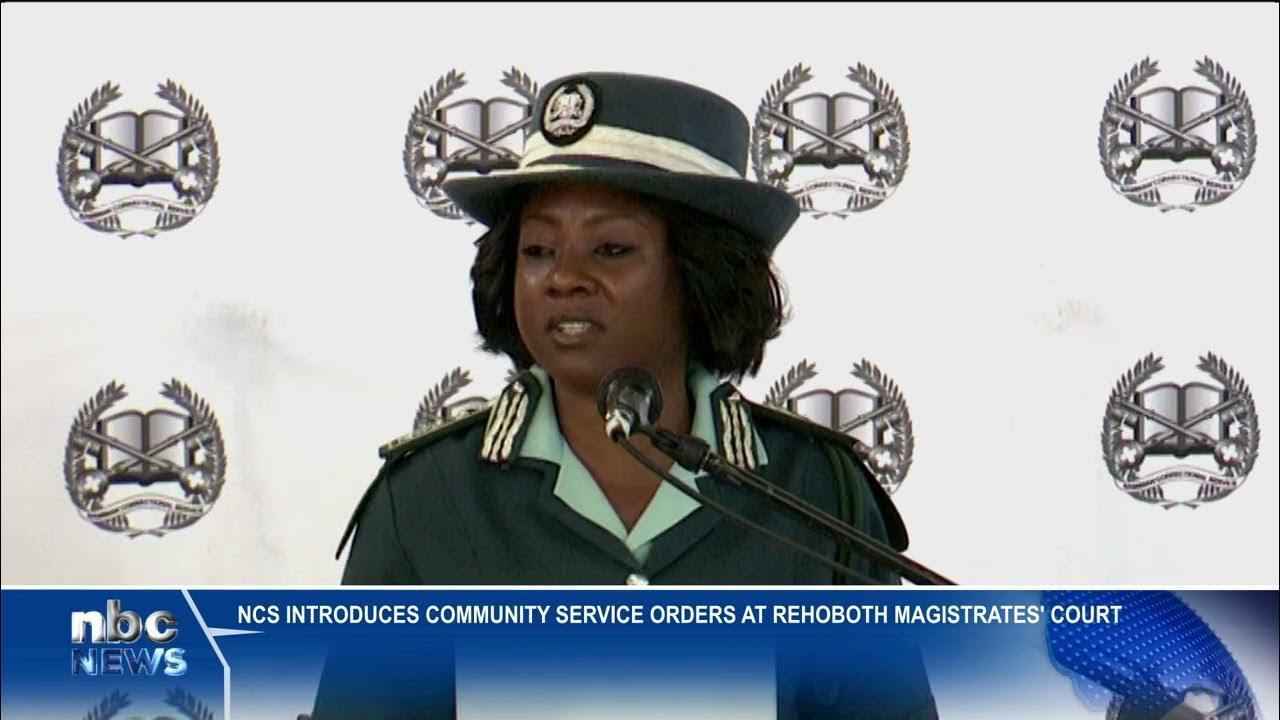 Community service introduced as a form of punishment by NCS - Namibia