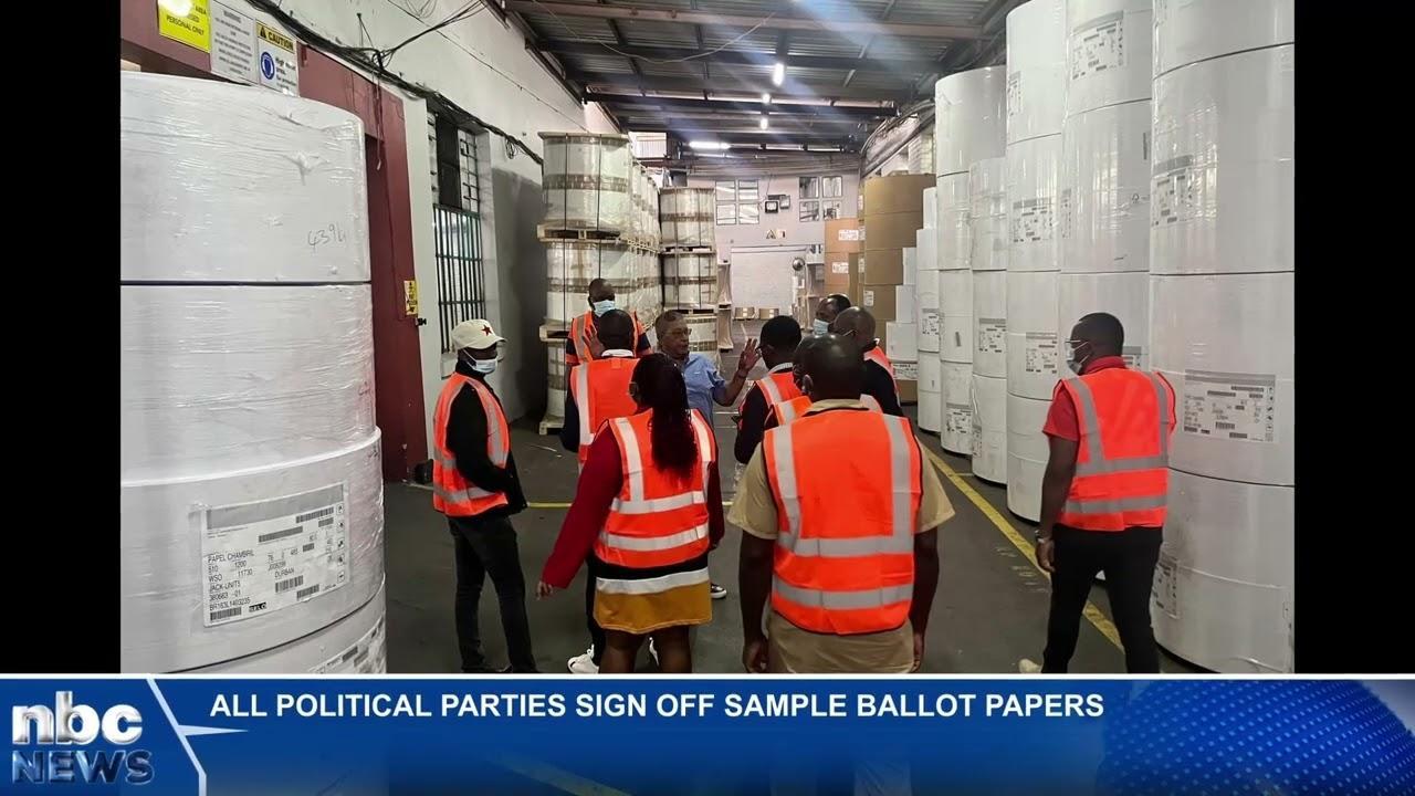 All political parties sign off sample ballot papers - Namibia