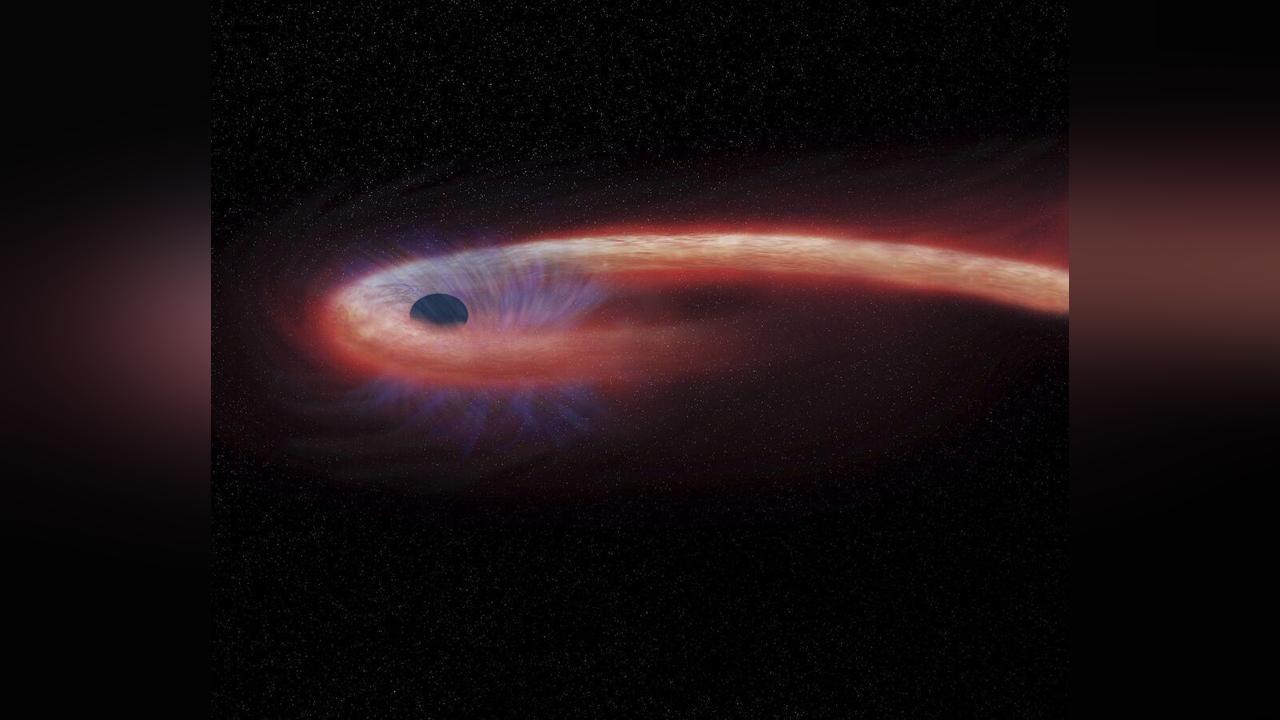 Watch NASA Simulation of Black Hole Twisting Space Time With Its ...