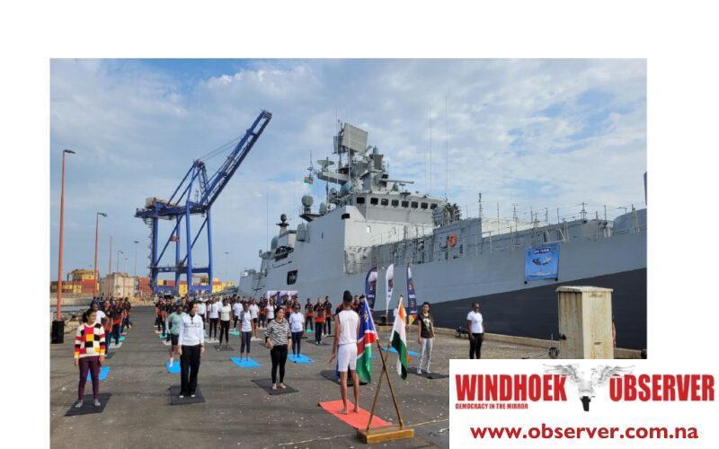 Indian warship visits Namibia - Namibia