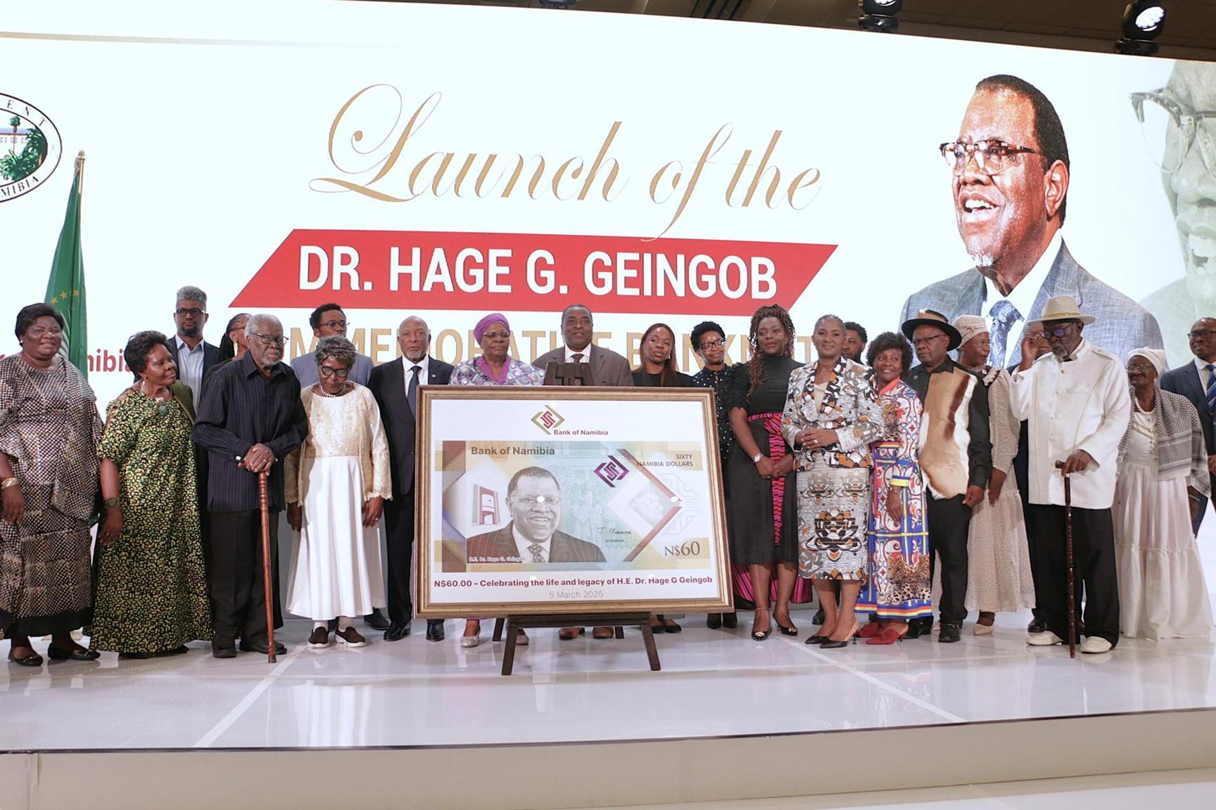 Geingob’s legacy preserved …commemorative N$60 banknote unveiled - Namibia