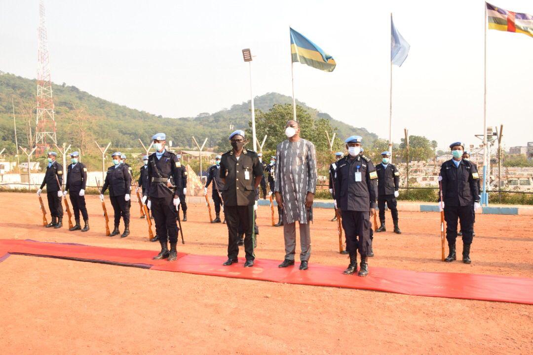 MINUSCA boss visits Rwanda Police peacekeepers in CAR - Rwanda