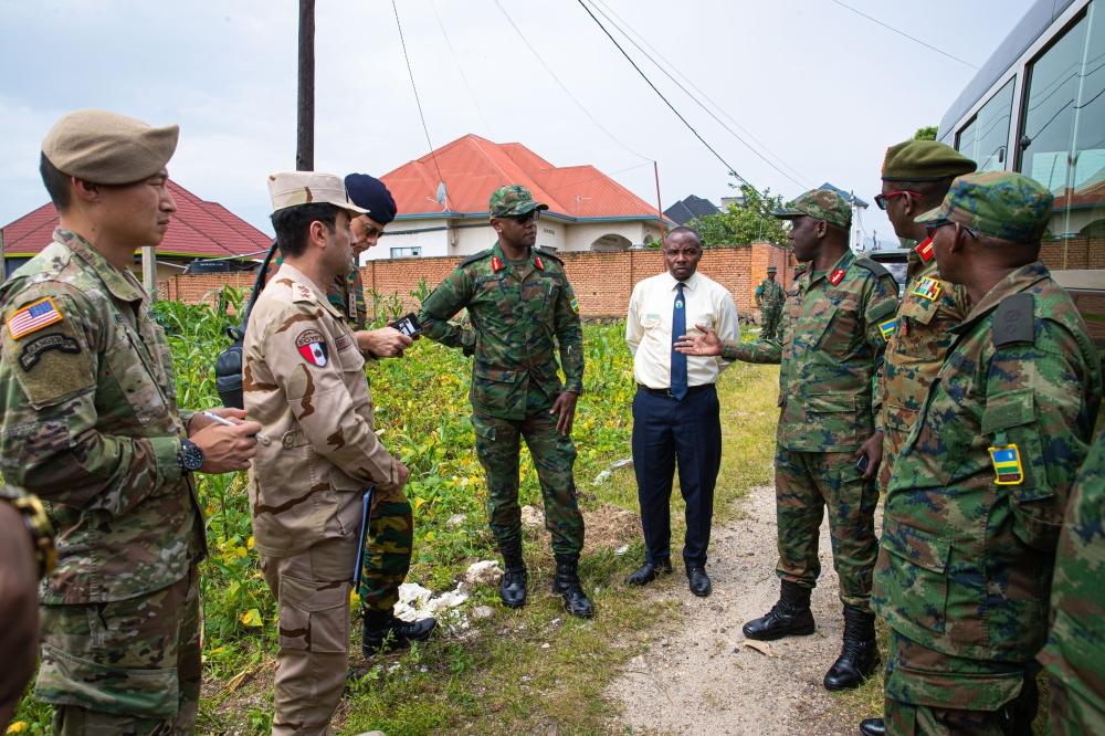 Defence attachés inspect scene of DR Congo-Rwanda border shooting - Rwanda