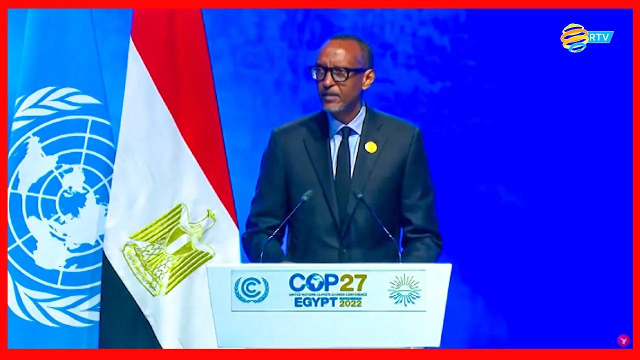 COP27: Remarks by President Kagame - Rwanda