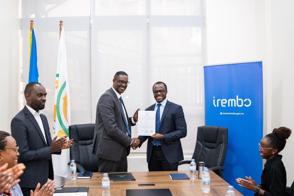 Irembo receives data controller, processor registration certificates ...