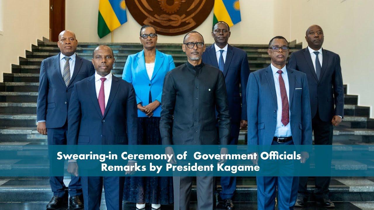 Swearing-in Ceremony of Government Officials | Remarks by President ...