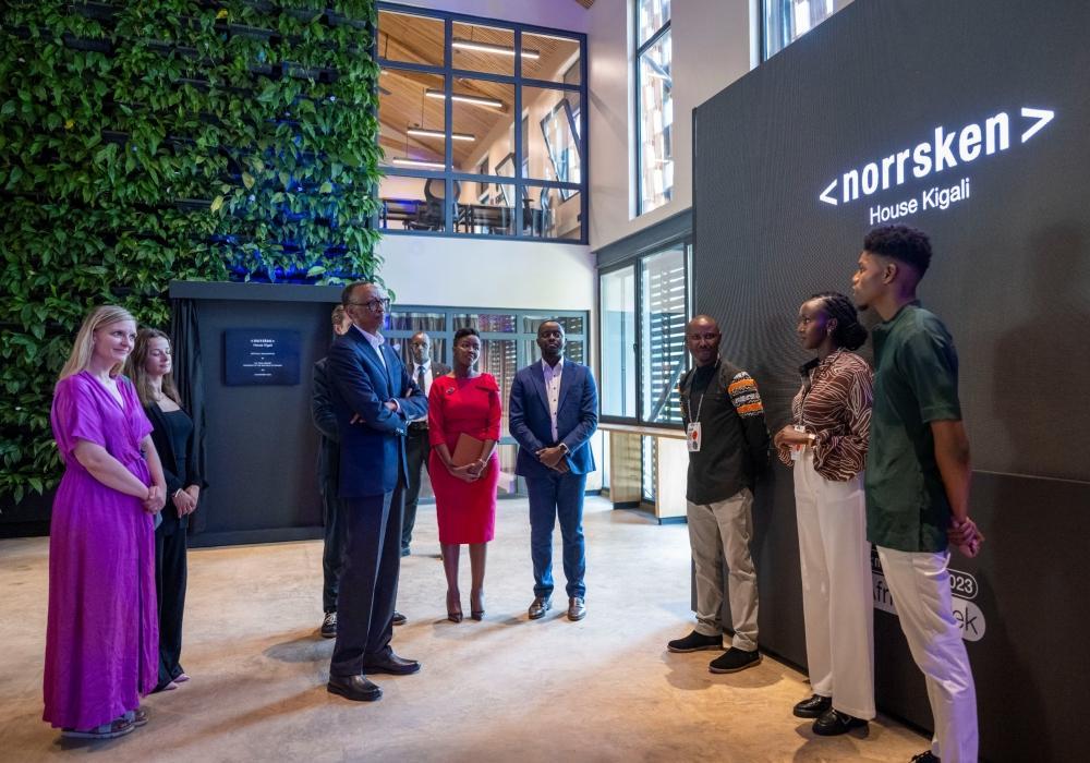 Kagame tours, inaugurates Norrsken House Kigali - Rwanda