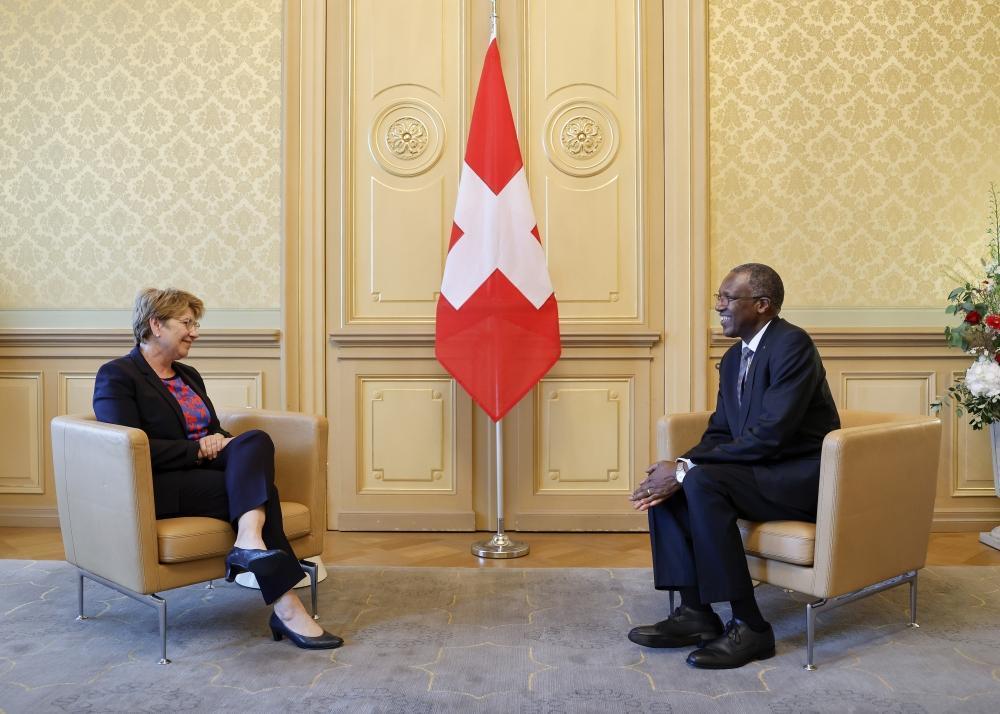Rwandan envoy James Ngango presents credentials to Swiss president - Rwanda