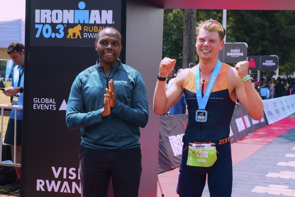 British Raoul Metclafe wins 2024 Ironman 70.3, Team Rwanda shines - Rwanda