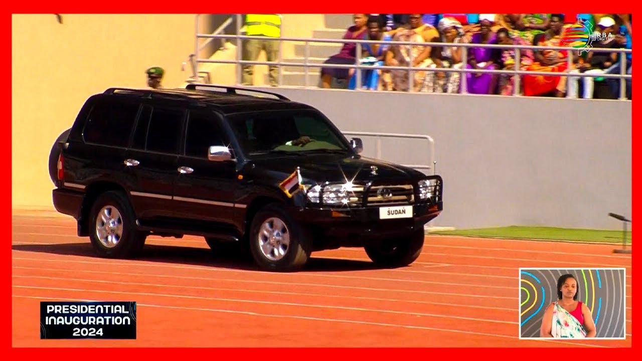 The Arrival of Abdel Fattah al-Burhan, Chairman of the Transitional ...