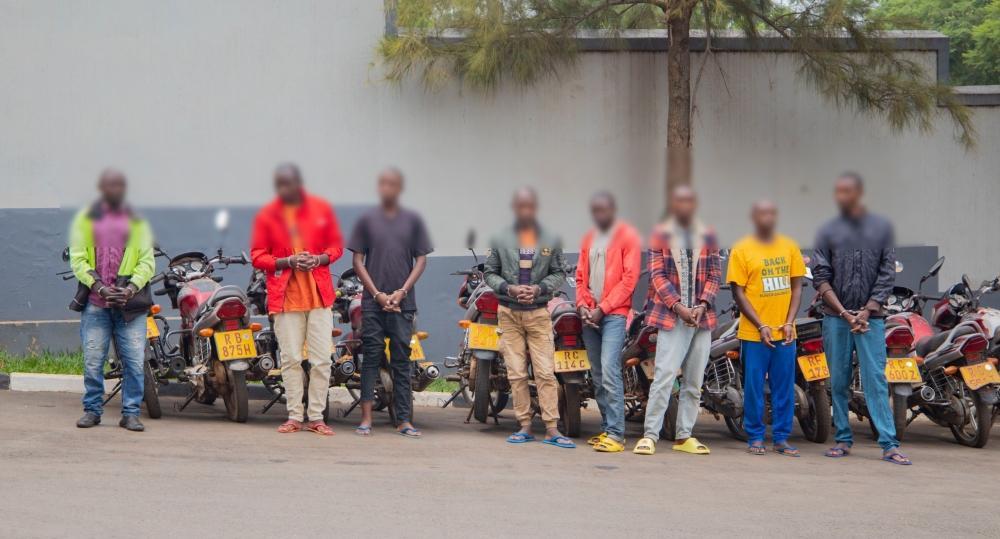 Eight in custody over forgery of motorcycle number plates - Rwanda