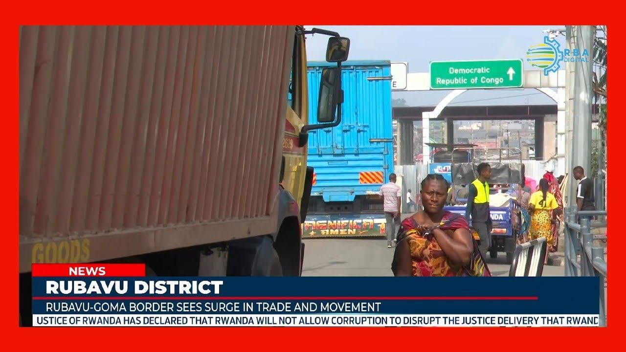 Rwandan and Congolese traders crossing the Rubavu-Goma border doubled ...