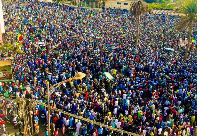 SENEGAL-POLITICS / A large crowd at the F24 rally against a third ...