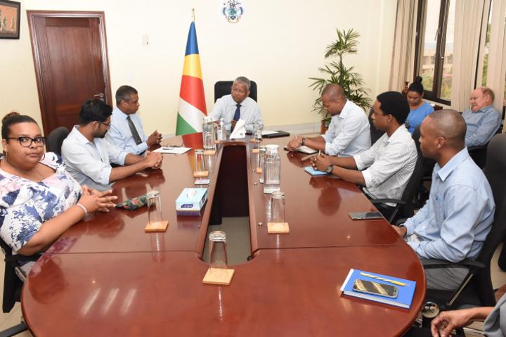 President visits Lands and Housing ministry to discuss challenges ...