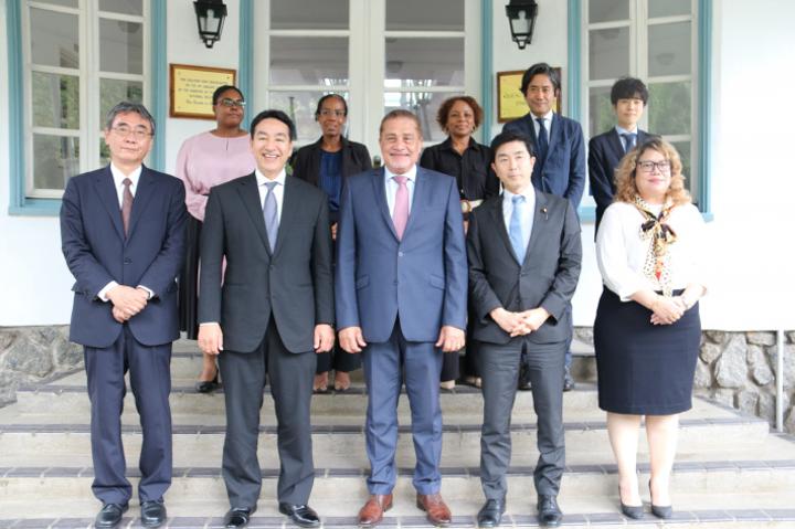 Members of the Japanese parliament pay courtesy call on Minister ...