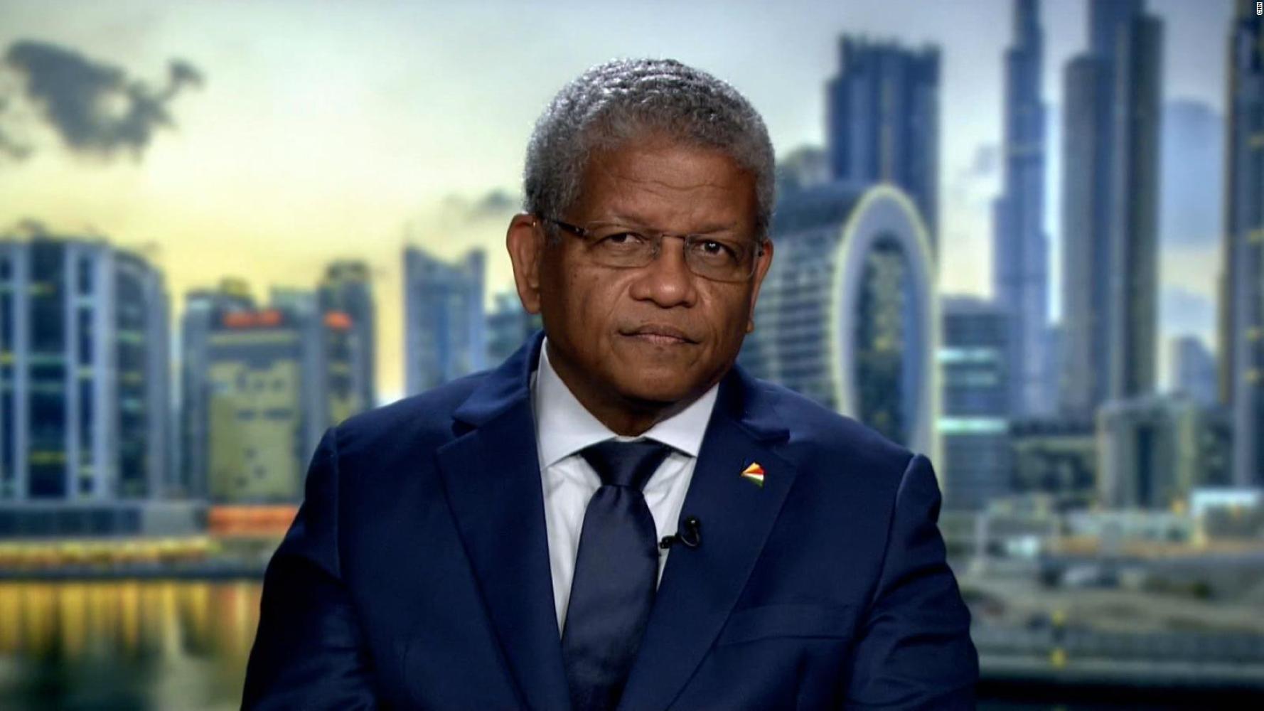 President Ramkalawan congratulates Marie-May Jeremie on her appointment ...