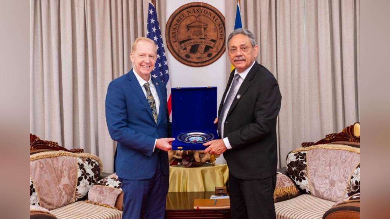 New US ambassador to Seychelles calls on National Assembly Speaker ...
