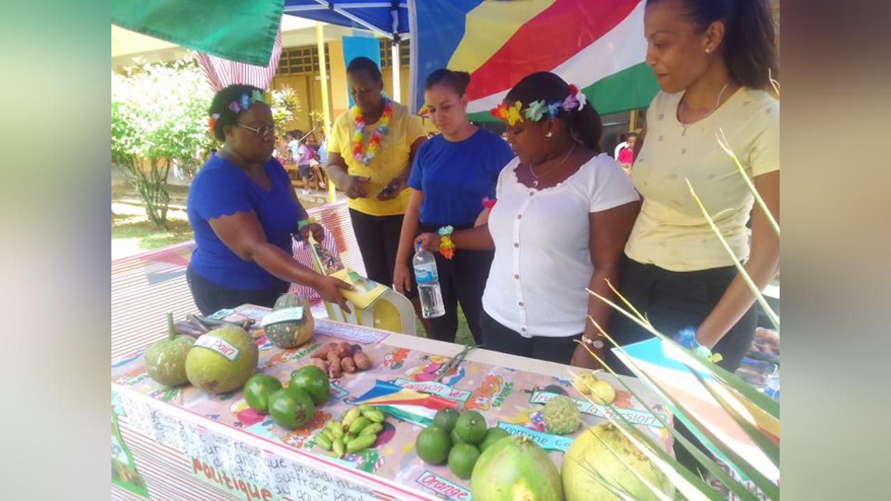 The Port Glaud school celebrates La Francophonie - Seychelles