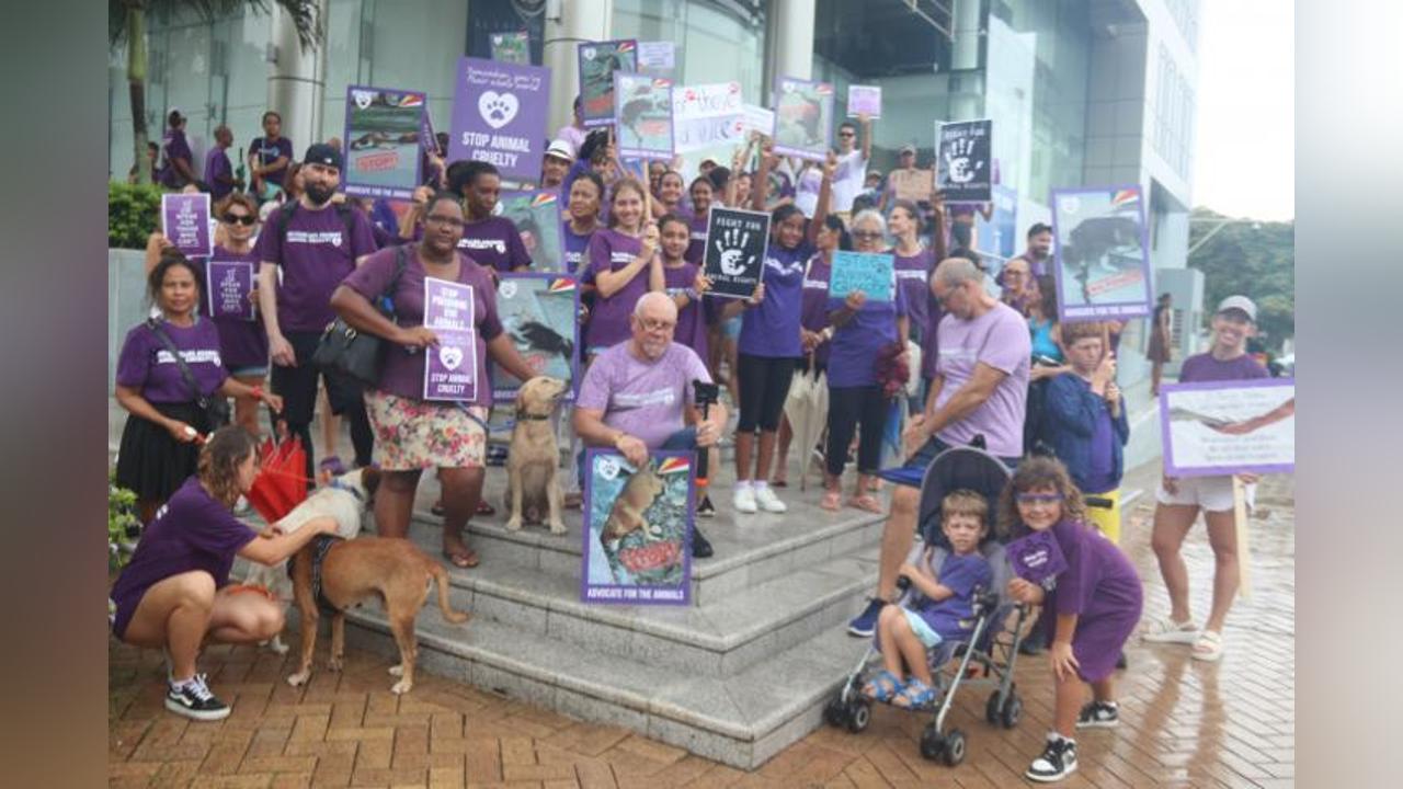 Awareness march for animal rights - Seychelles