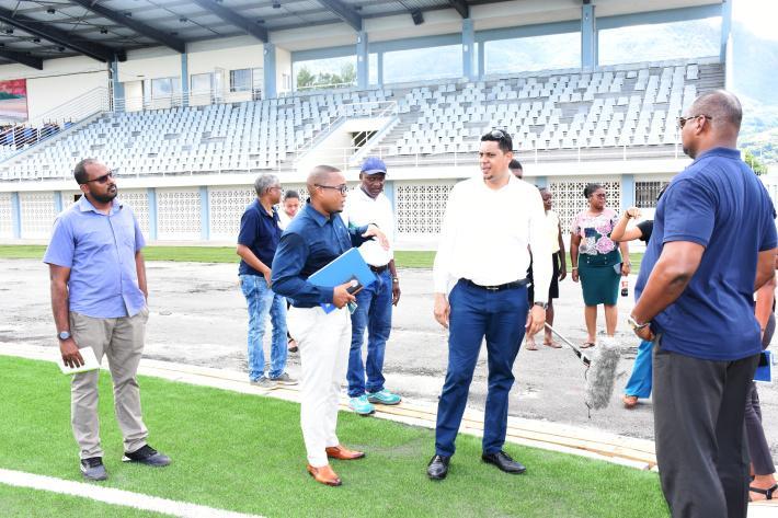 MYSCC within the National Assembly visits the Roche Caïman sports ...