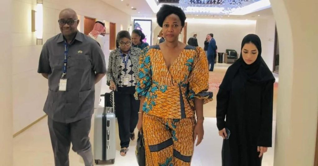 First Lady Fatima Bio in Dubai for Merck Foundation Event - Sierra Leone