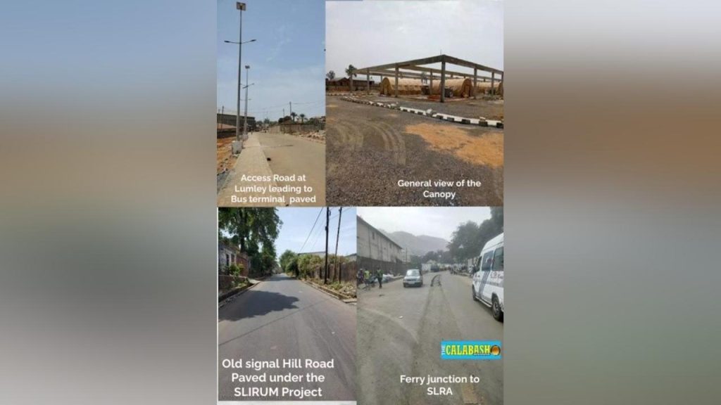 Pavi Fort Impressively Upgrades 3 Road Corridors in Freetown - Sierra Leone