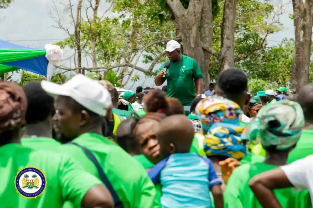 Sierra Leone’s President Julius Maada Bio Interacts with Residents in ...