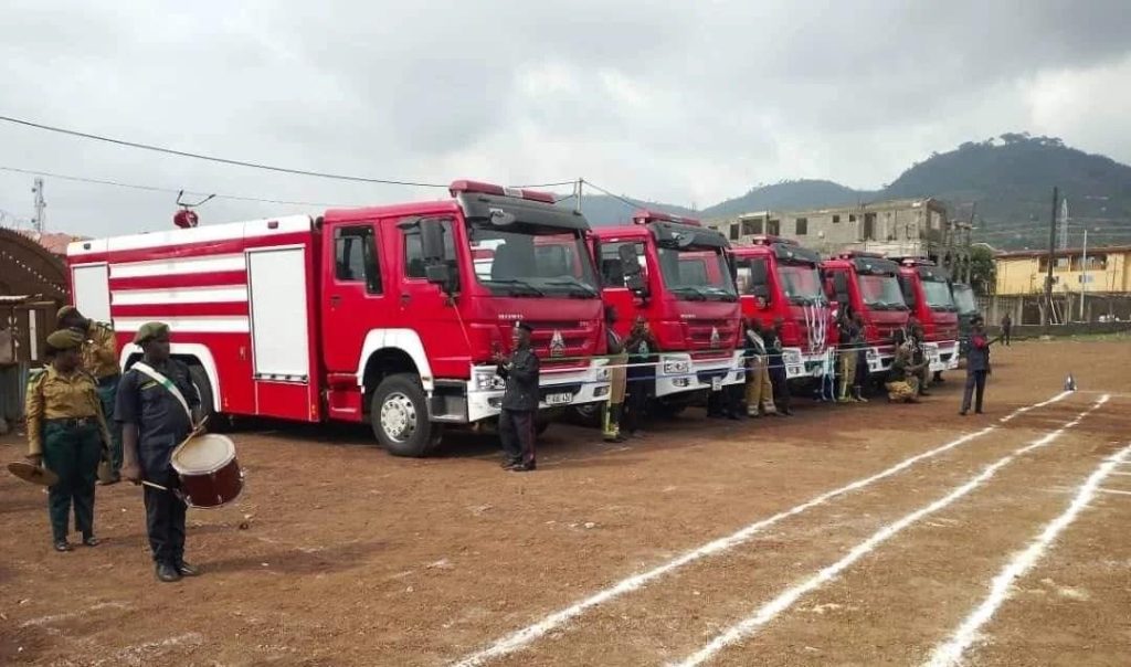 Sierra Leone Acquires 5 Brand New Fire Engines to Boost Firefighting ...