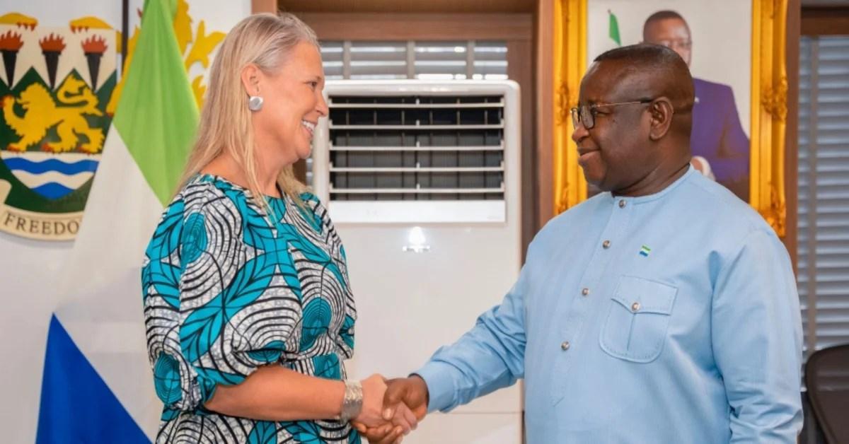 British High Commissioner Lisa Chesney Bids Farewell to President Bio ...