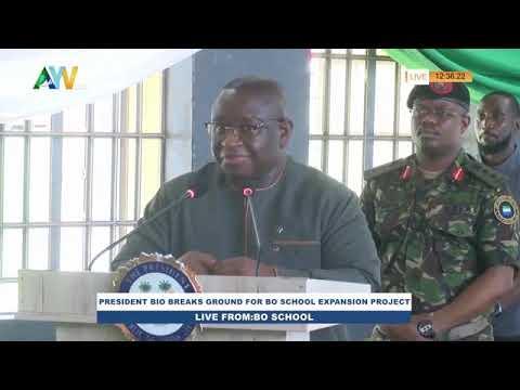 President Bio Launches Education Sector Support Project at Bo School ...