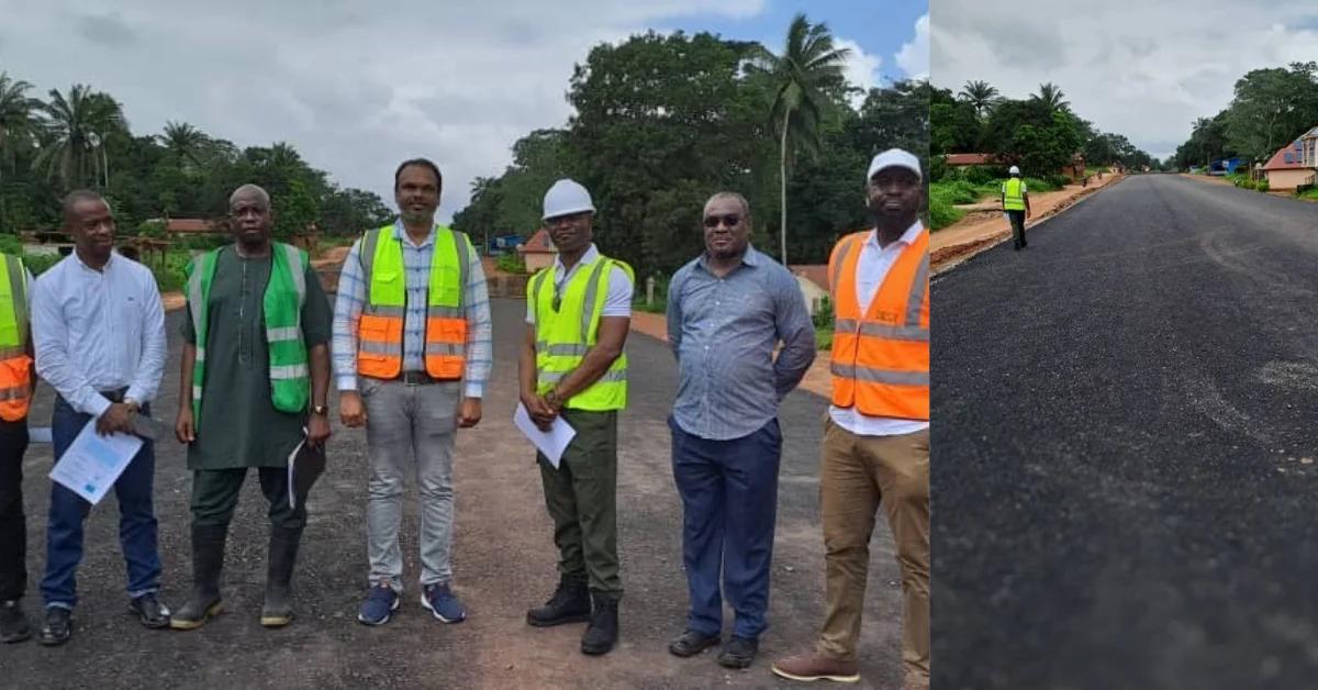 Minister of Works Inspects Progress on Makolor Junction-Mabang Bridge ...