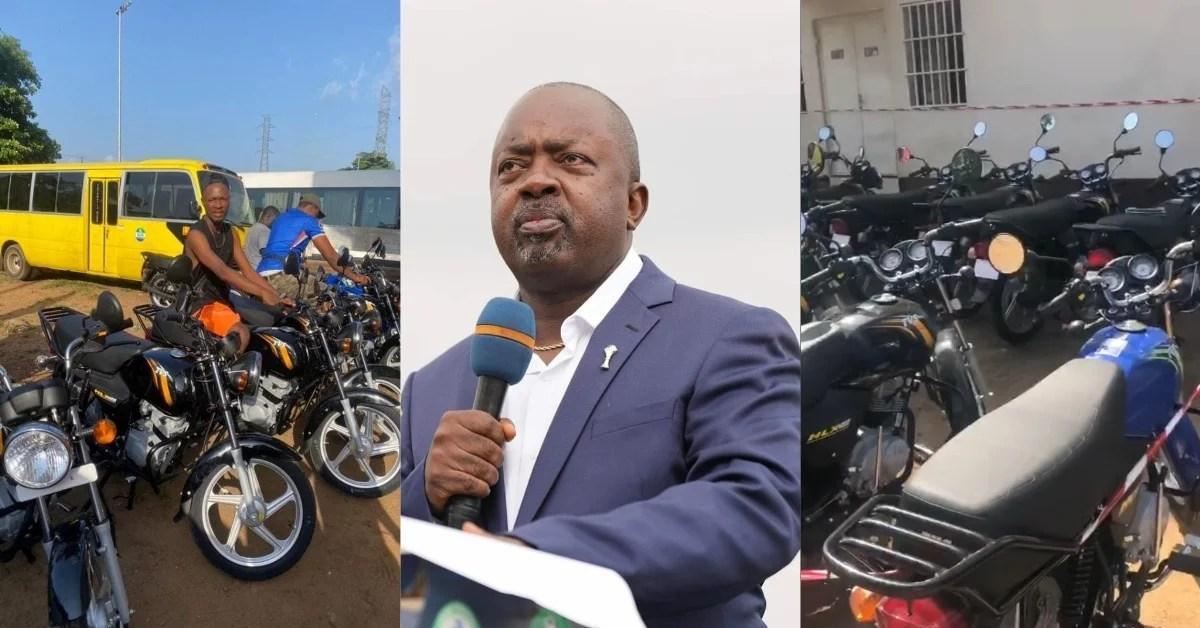 SLFA President Unveils 160 Motorbikes to Boost Football Operations ...