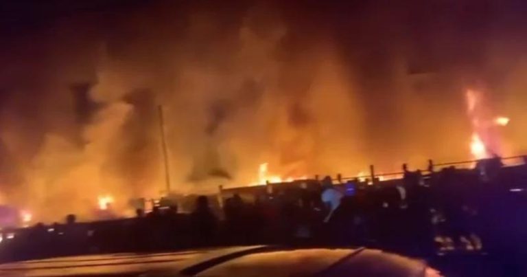 Massive Fire Outbreak at Upgun Community, Multiple Properties Destroyed ...