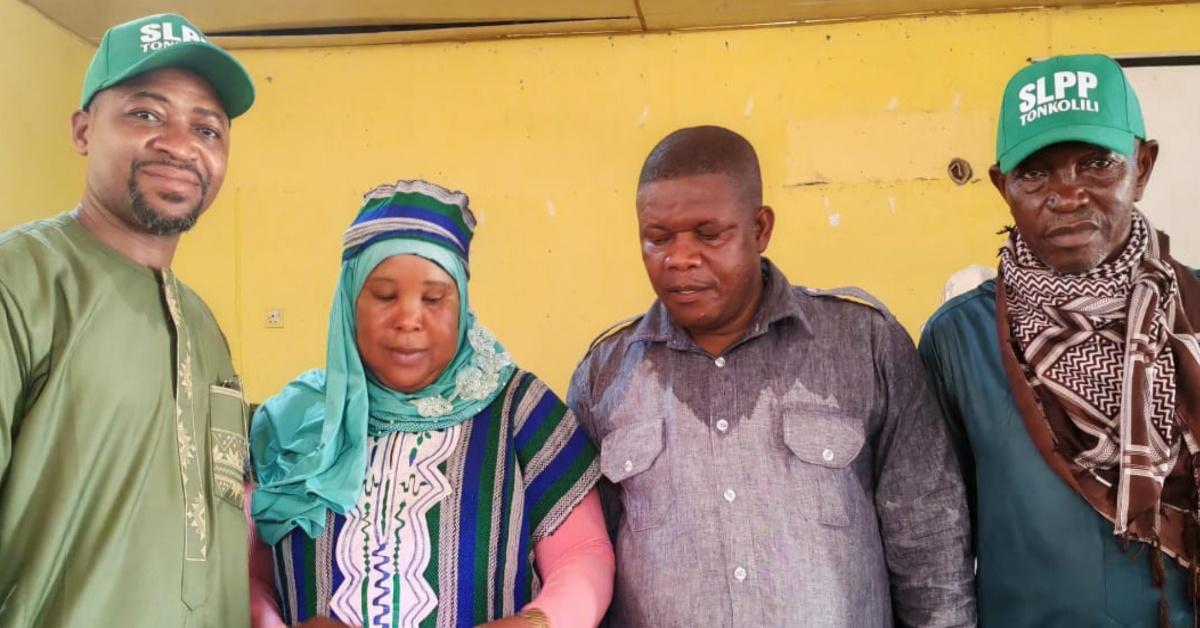 Ahmed Saybom Kanu Re-Elected SLPP Chairman of Tonkolili District ...