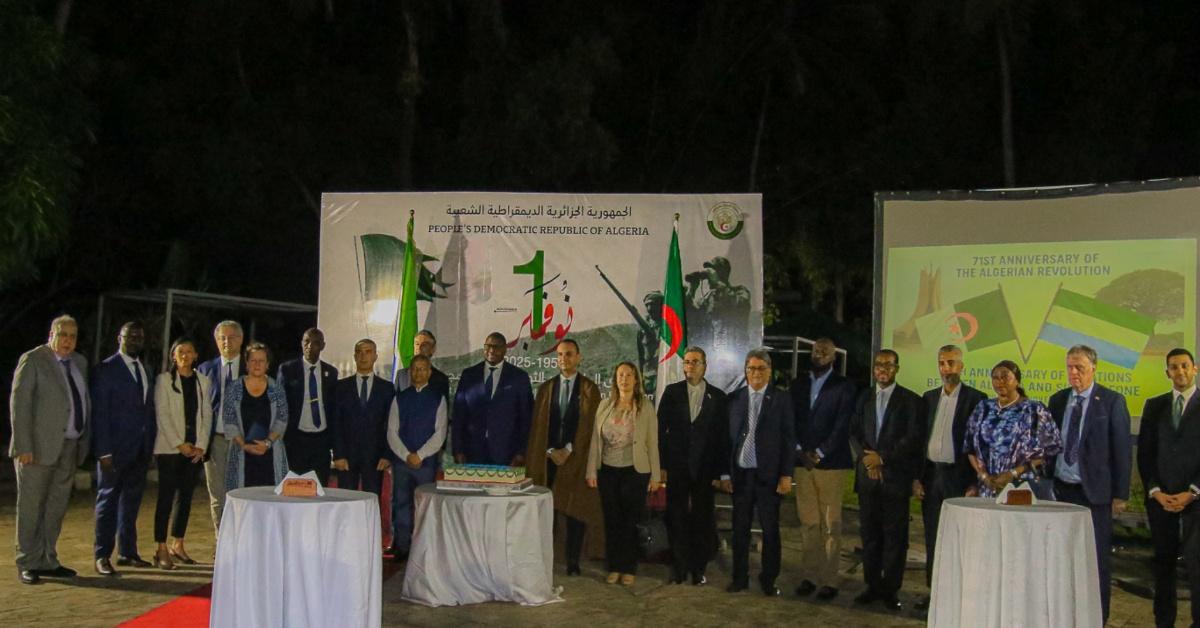 Algerian Embassy Celebrates Liberation Anniversary - Sierra Leone