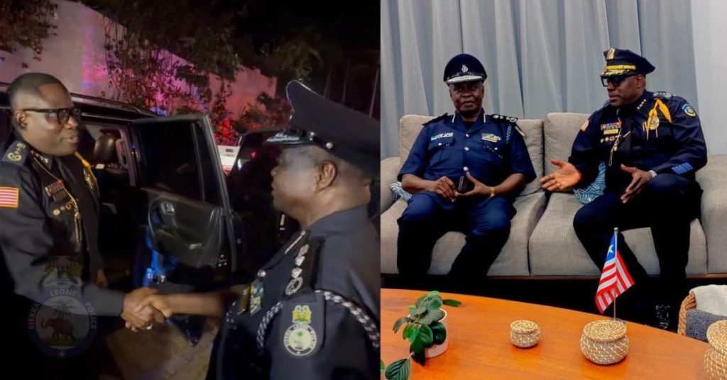 IGP William Sellu Hosts Liberian Counterpart for Talks - Sierra Leone