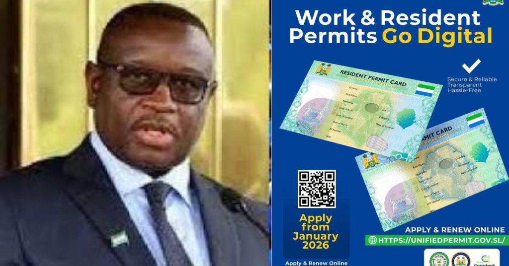 Government Announces Work Permit Fees and Categories - Sierra Leone