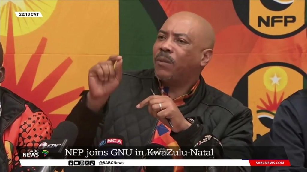 NFP joins GNU in KwaZulu-Natal: Ivan Barnes - South Africa