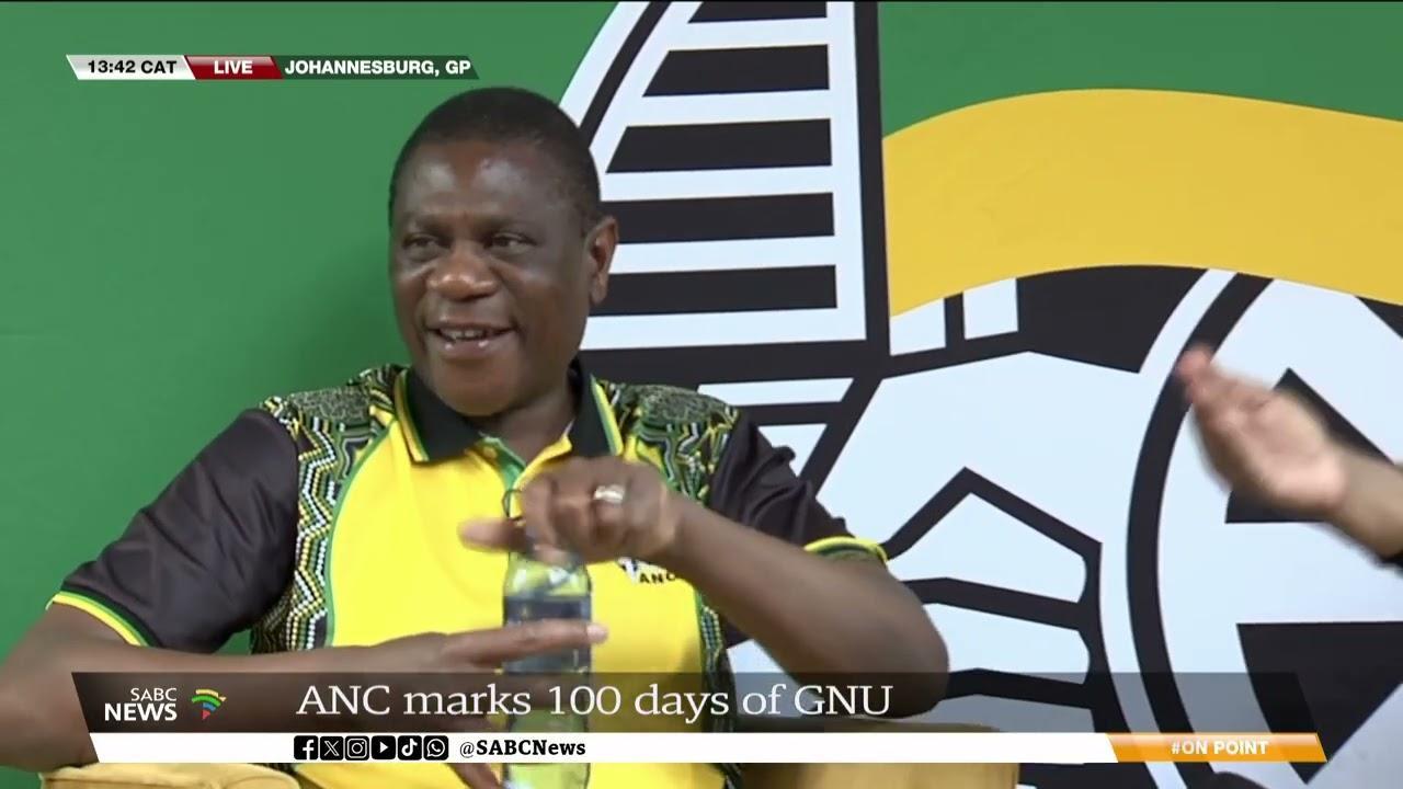 100 Days of GNU | ANC marks 100 days of the Government of National Unity: Paul Mashatile - South ...