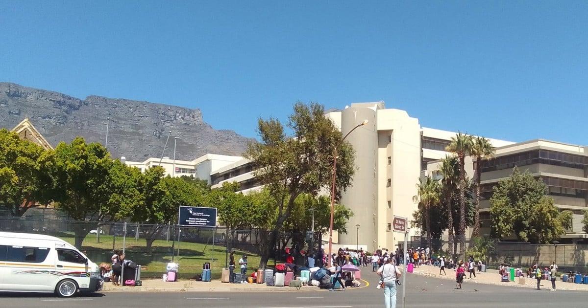 Hundreds of registered CPUT students awaiting housing stranded outside ...