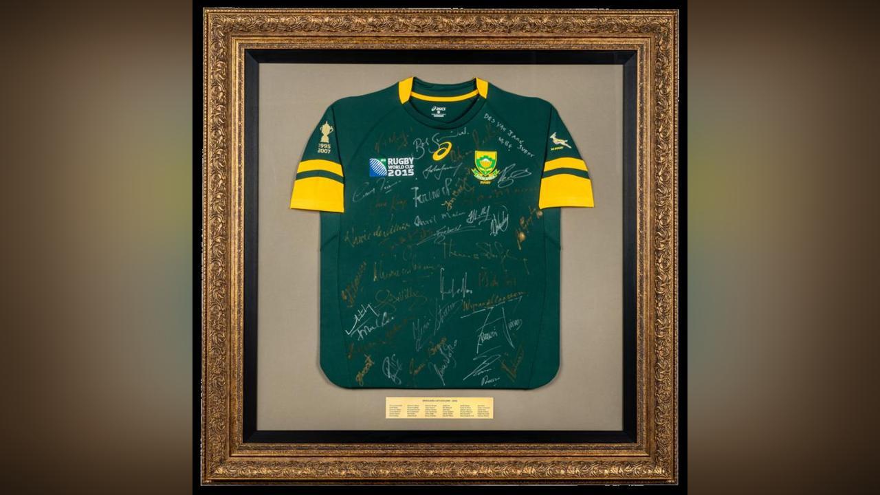 Rare collection of Springbok captains' signatures comes up for sale ...