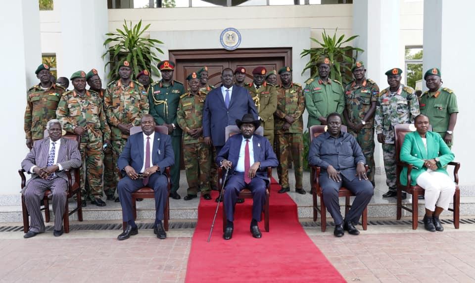 Kiir, Machar inaugurate newly formed security sector commands - South Sudan