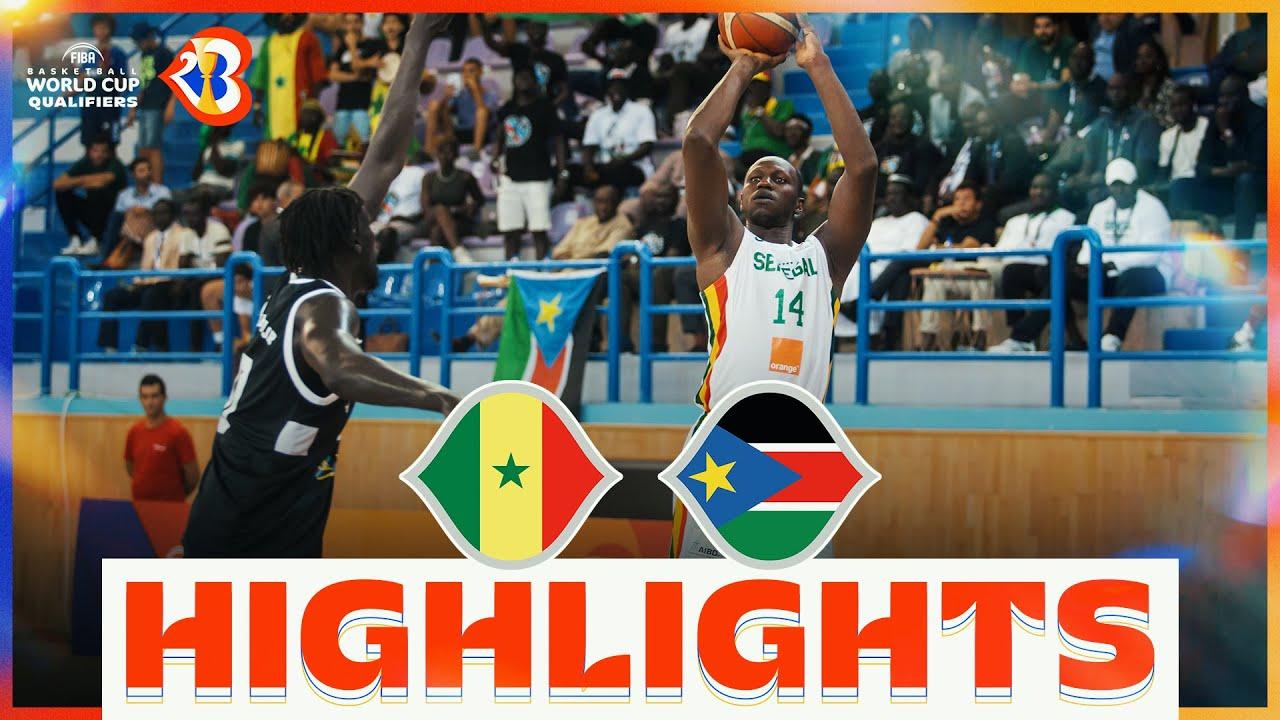 🇸🇳 SEN - 🇸🇸 SSD | Basketball Highlights -FIBAWC 2023 Qualifiers - South ...