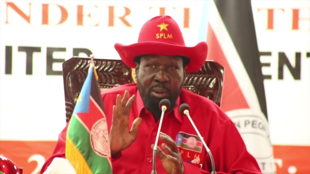 PRESIDENT KIIR, SPLM NATIONAL LIBERATION COUNCIL MEETING - South Sudan