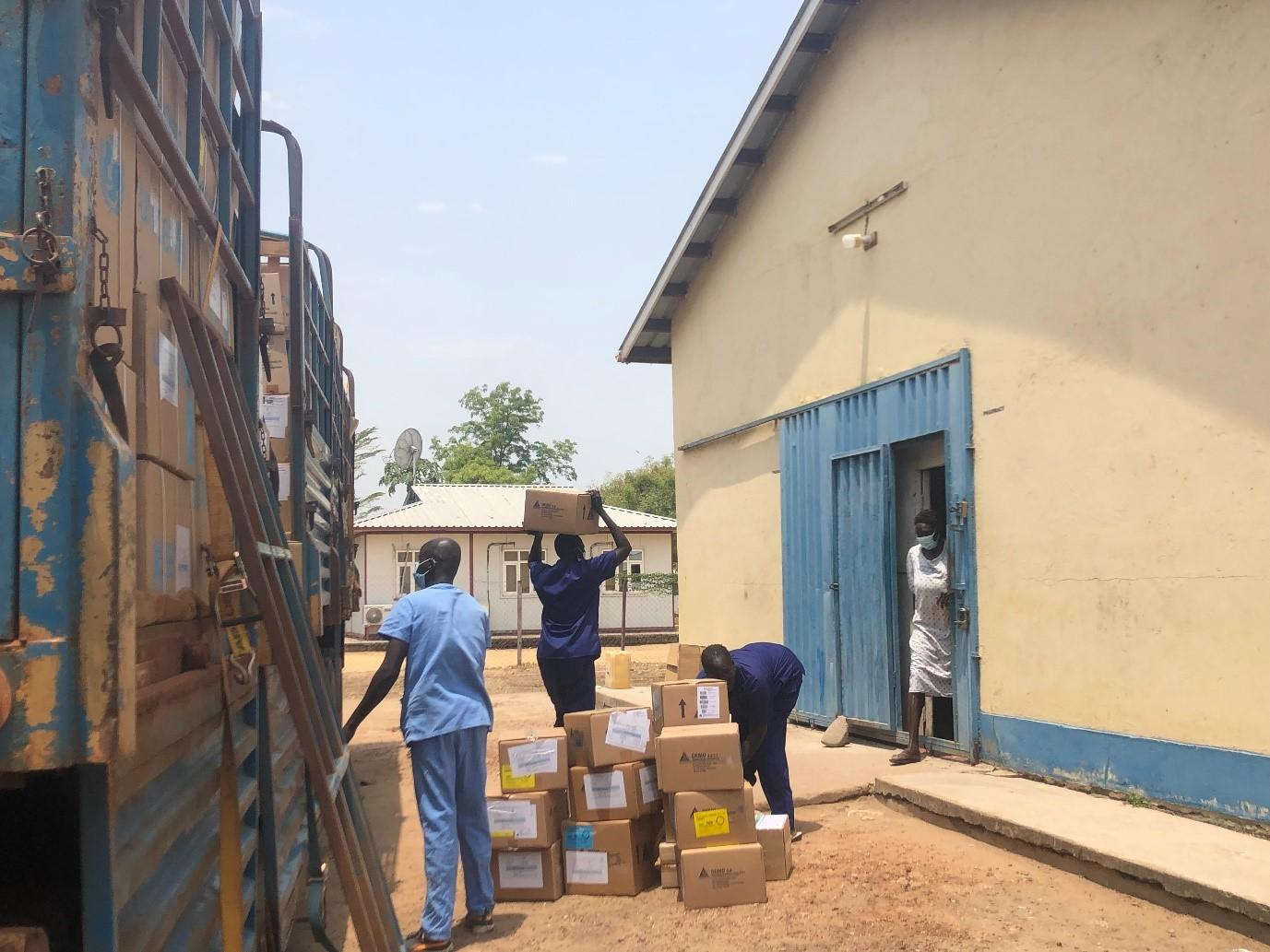 Torit hospital receives medical supplies - South Sudan