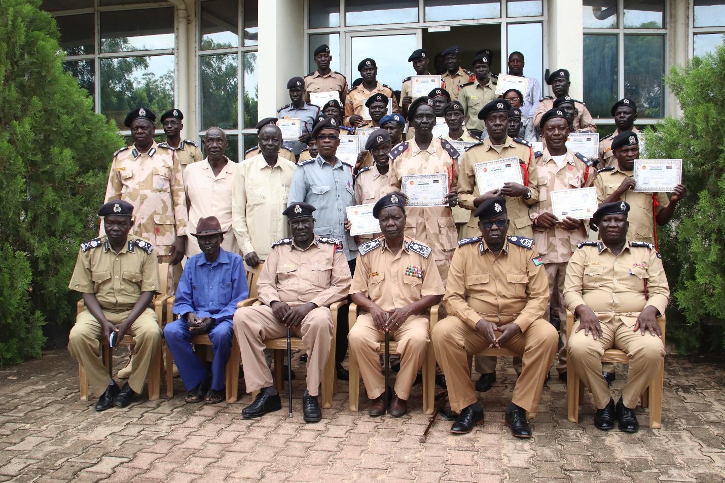 Civil defence officers graduate in disaster management - South Sudan