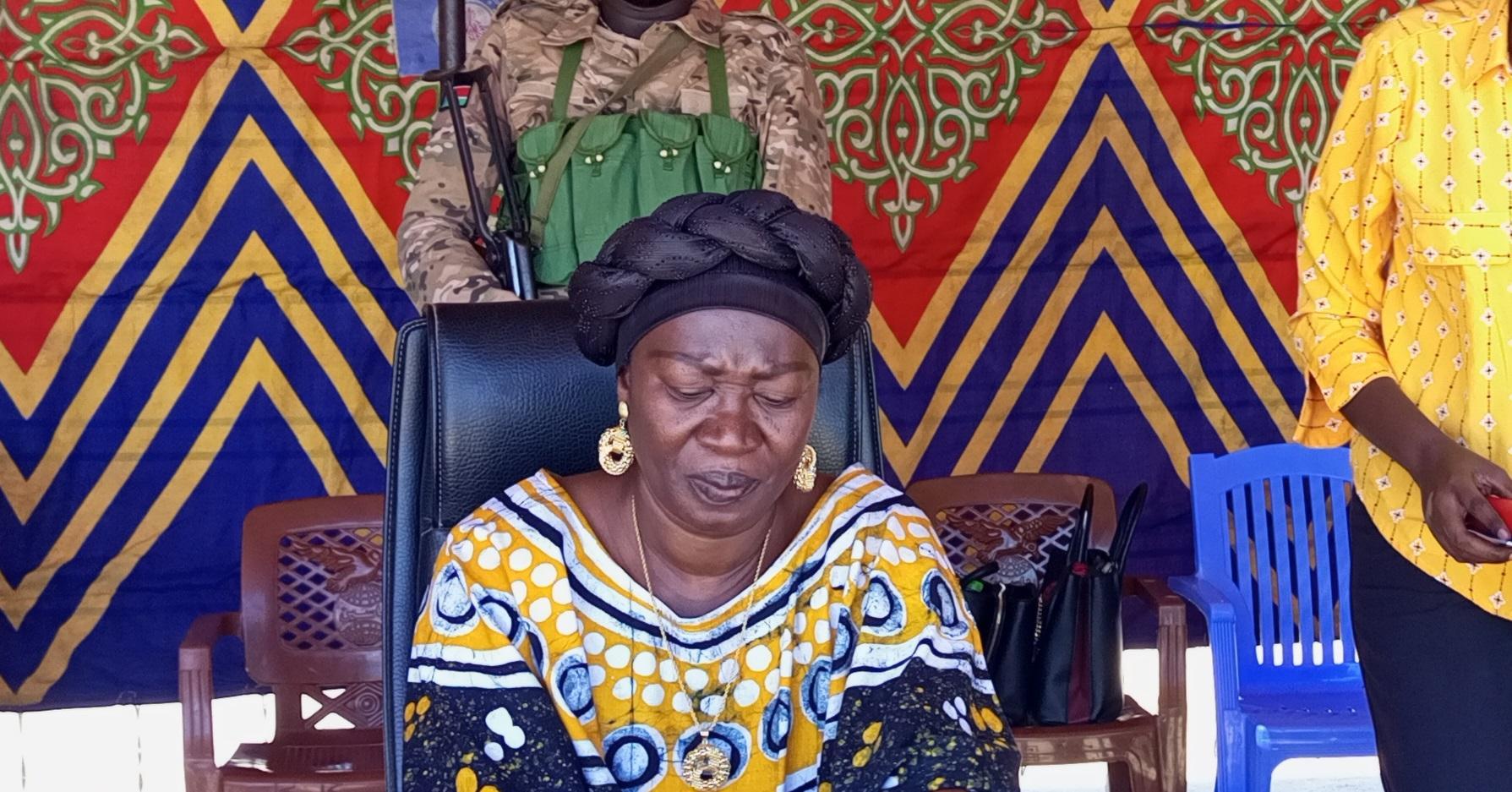 Awut Deng in Bentiu, promises to build 10 schools - South Sudan