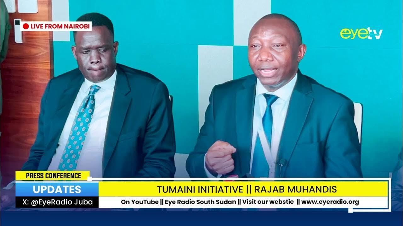 Rajab Muhandis, a member of People's Coalition for Civil Action speaks on elections. - South Sudan