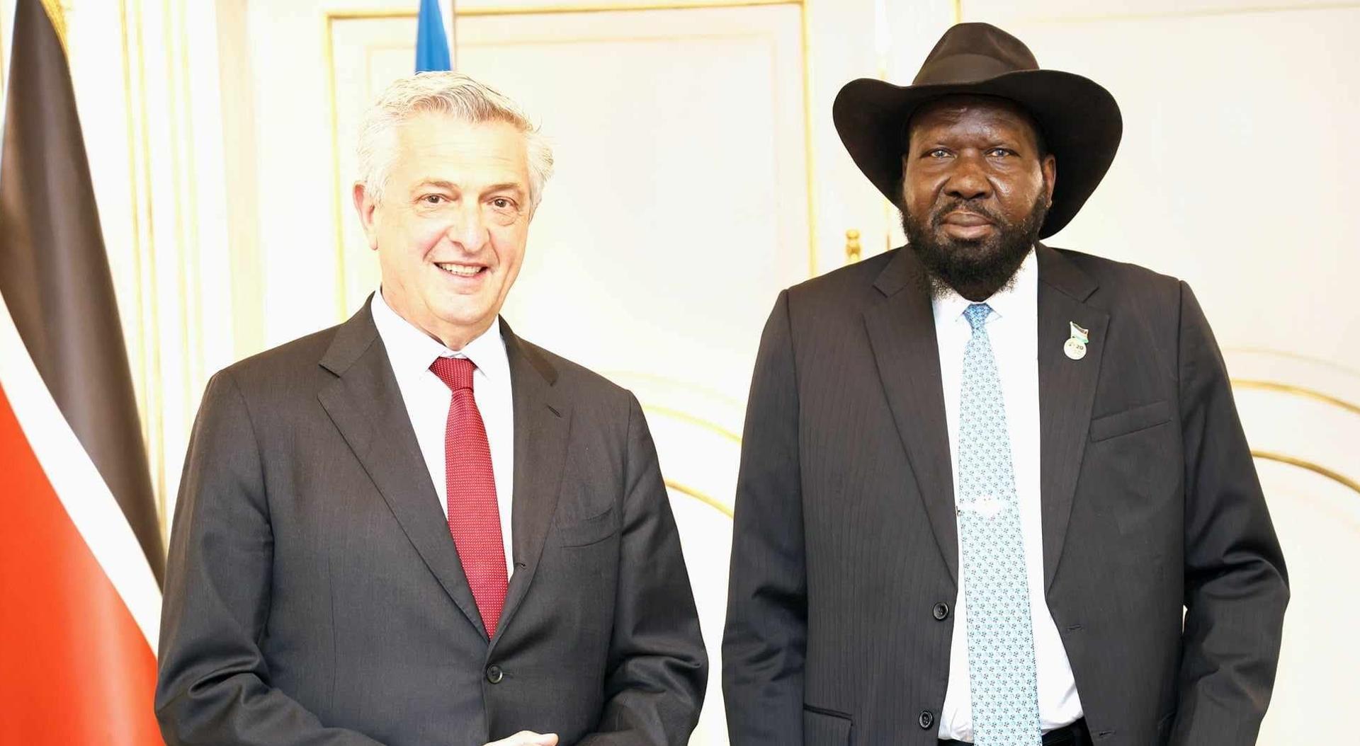 President Kiir, UNHCR chief Grandi meet on Sudan refugee crisis - South ...