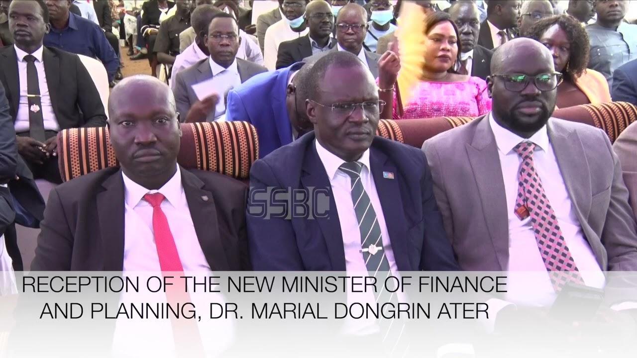 South Sudan Minister For Finance Marial Dongrin at his Reception ...